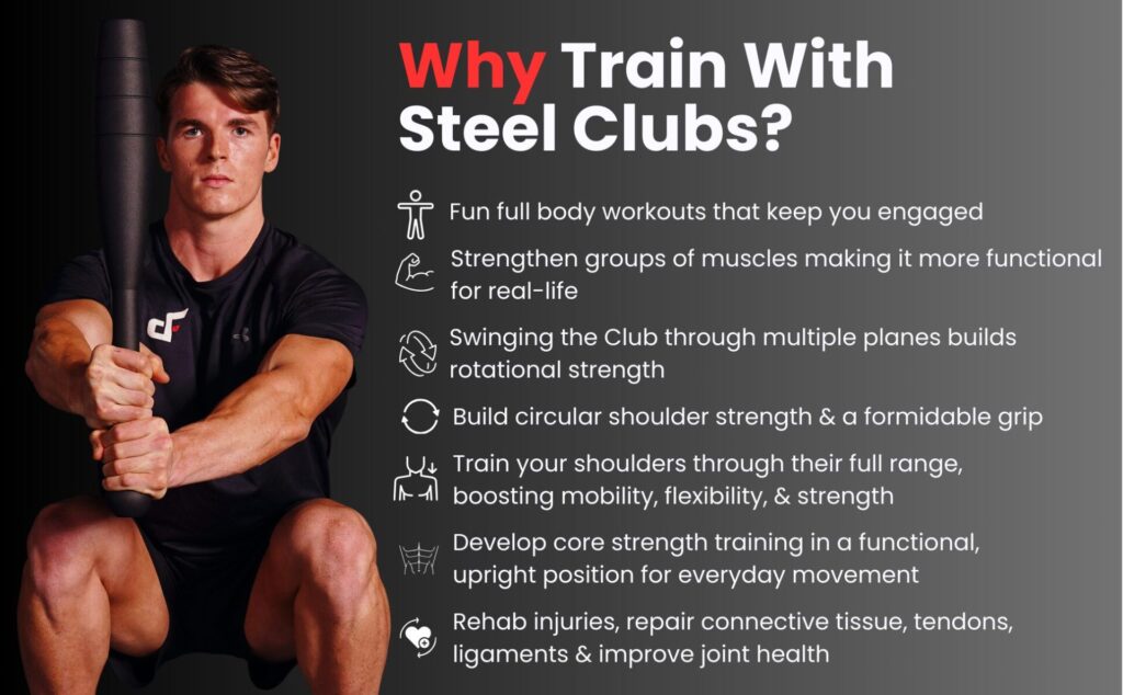 Steel Clubs - Dangerously Fit Club Training